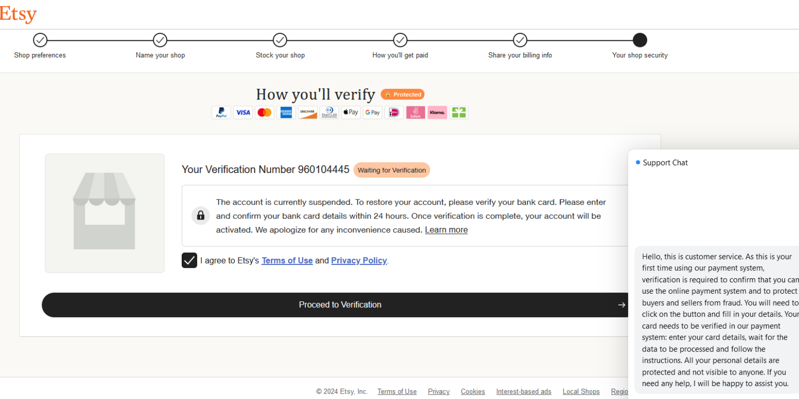 Etsy zablokowało Ci konto? Z kontem jest ok - to oszuści! - CERT Orange
